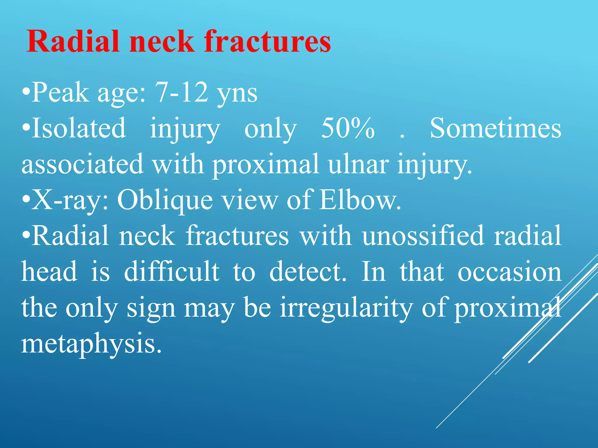 Radiographic evaluation of Paediatric elbow injury | PPTX