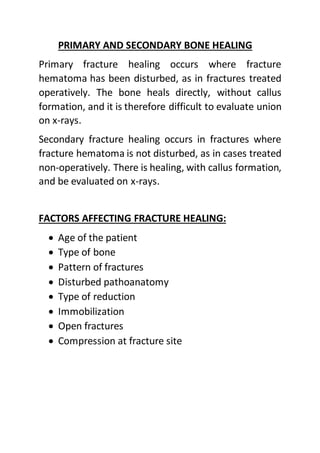 Paediatric Facial Fractures | DOCX