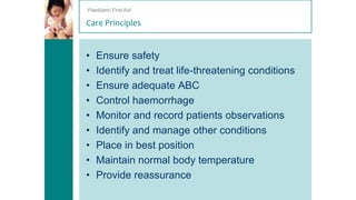 Paediatric first aid | PPTX