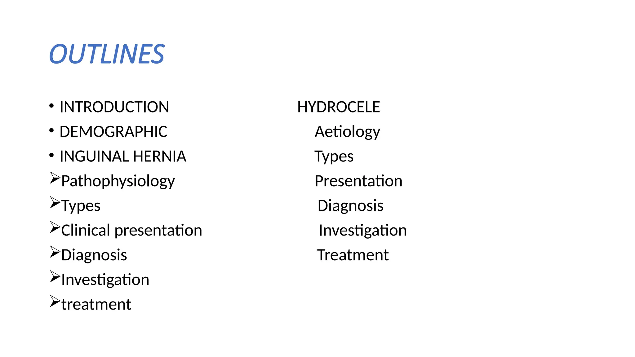 PAEDIATRIC HERNIA & HYDROCELE. pptx | PPTX