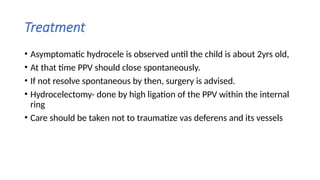 PAEDIATRIC HERNIA & HYDROCELE. pptx | PPTX