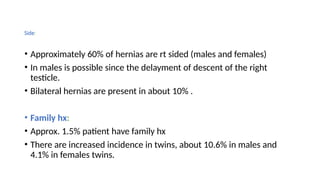 PAEDIATRIC HERNIA & HYDROCELE. pptx | PPTX