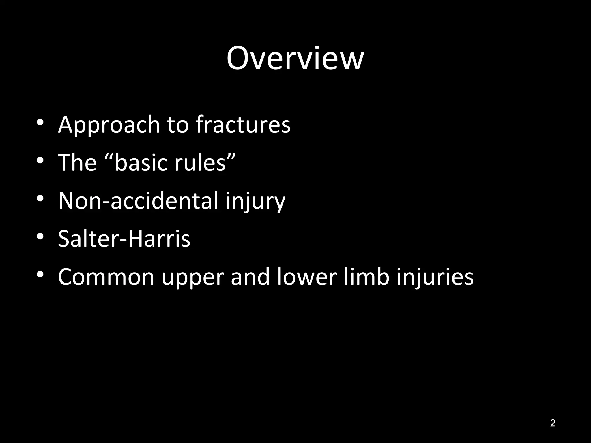 Paediatric Fractures for SCH ED | PPT