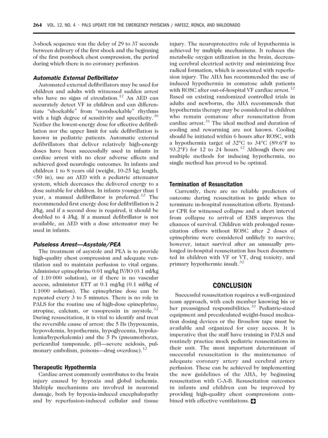 Paediatric life support updated guidelines | PDF