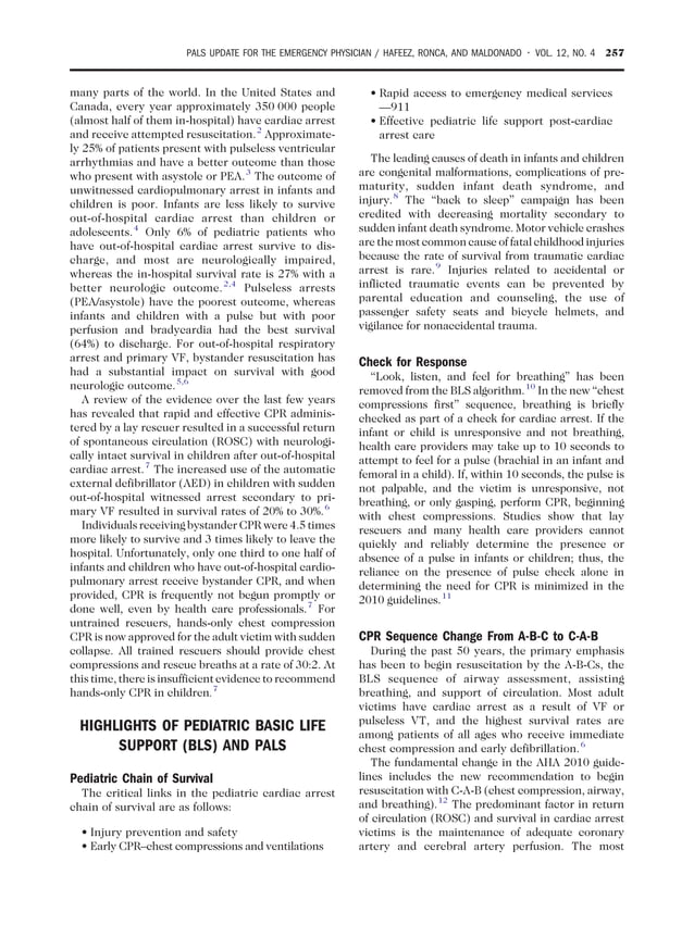 Paediatric life support updated guidelines | PDF