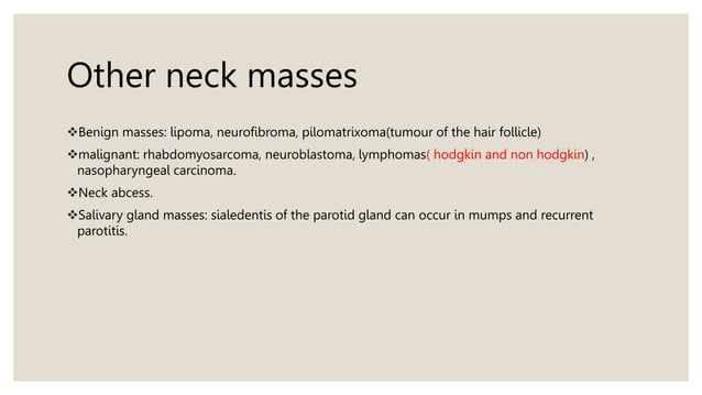 PAEDIATRIC MASSES OF THE NECK..pptx