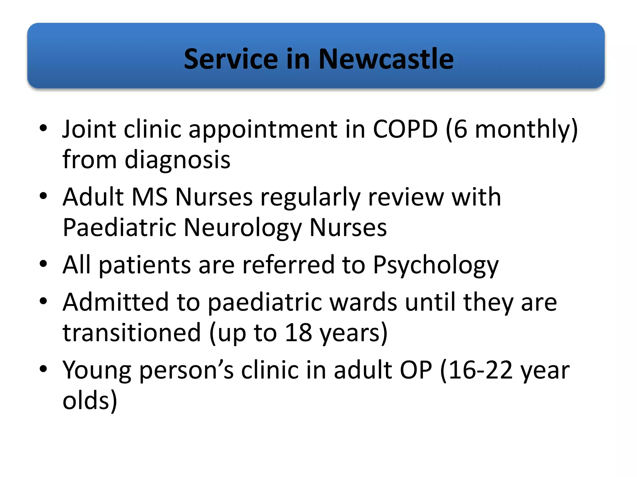 Paediatric onset multiple sclerosis - Nadia Conway | PPTX