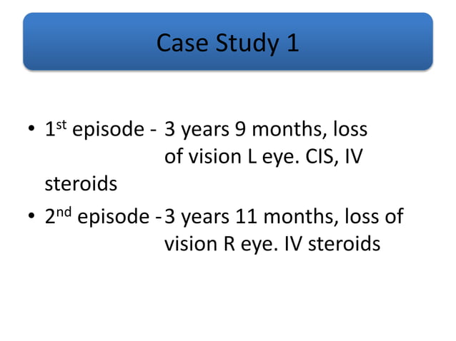 Paediatric onset multiple sclerosis - Nadia Conway | PPT