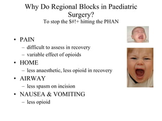 Paediatric Neural Blockade | PPT