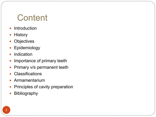 Paediatric operative dentistry | PPTX