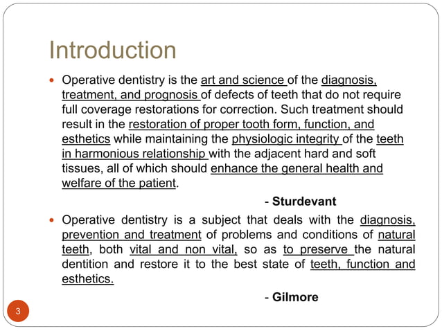 Paediatric operative dentistry | PPTX