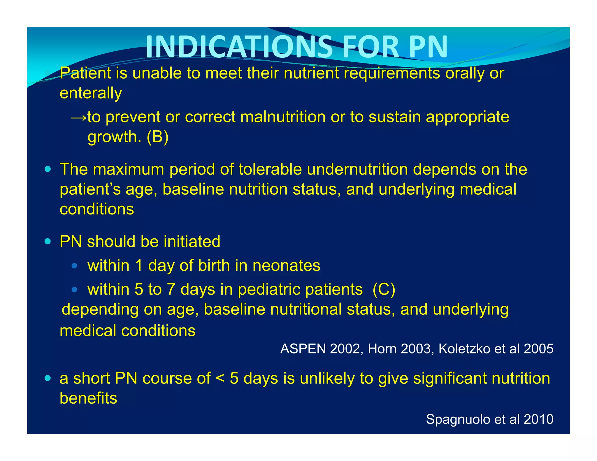 Paediatric parenteral nutrition | PDF