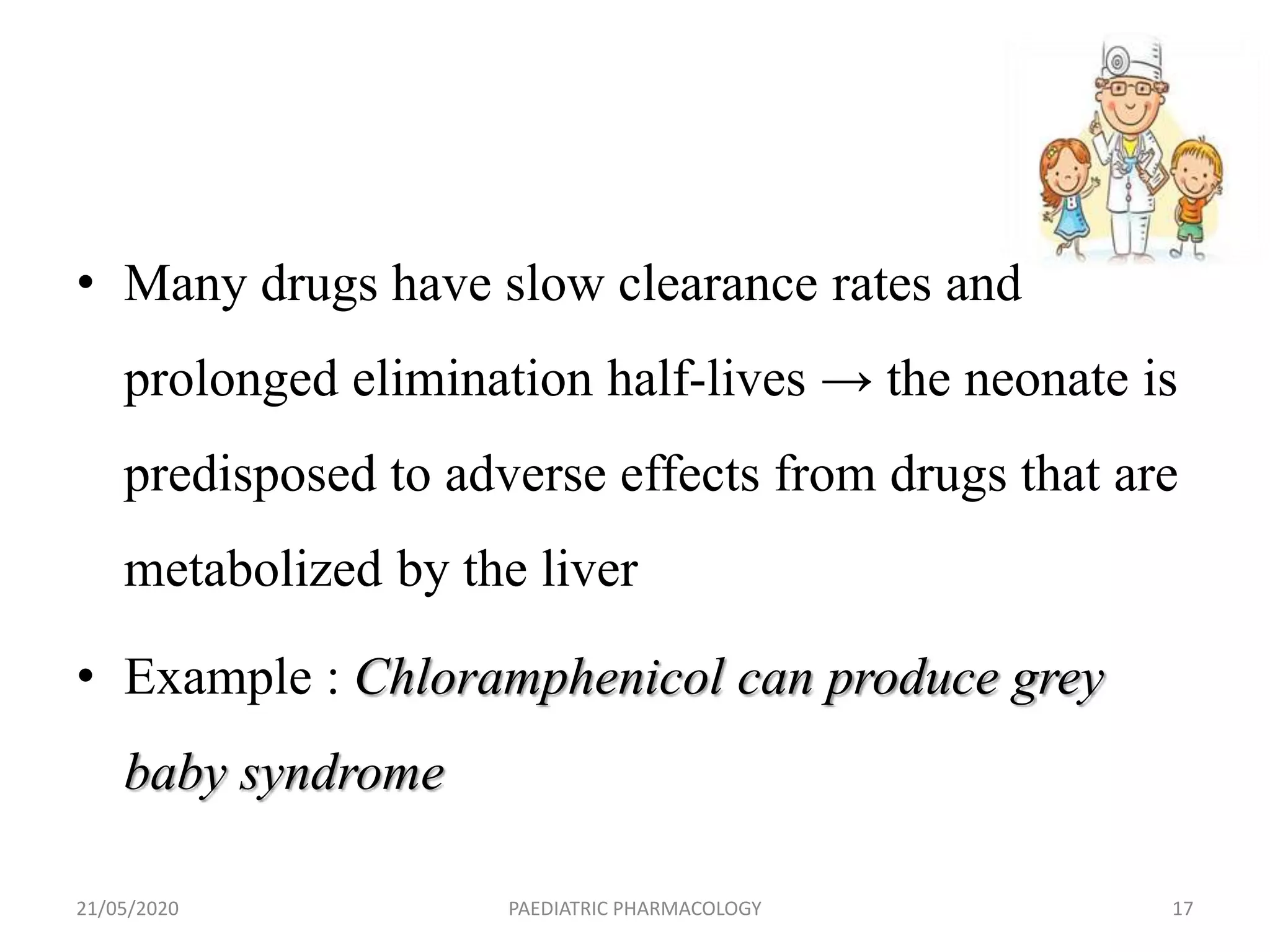 Paediatric pharmacology | PPTX
