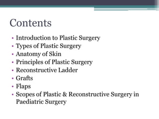 Paediatric plastic surgery | PDF