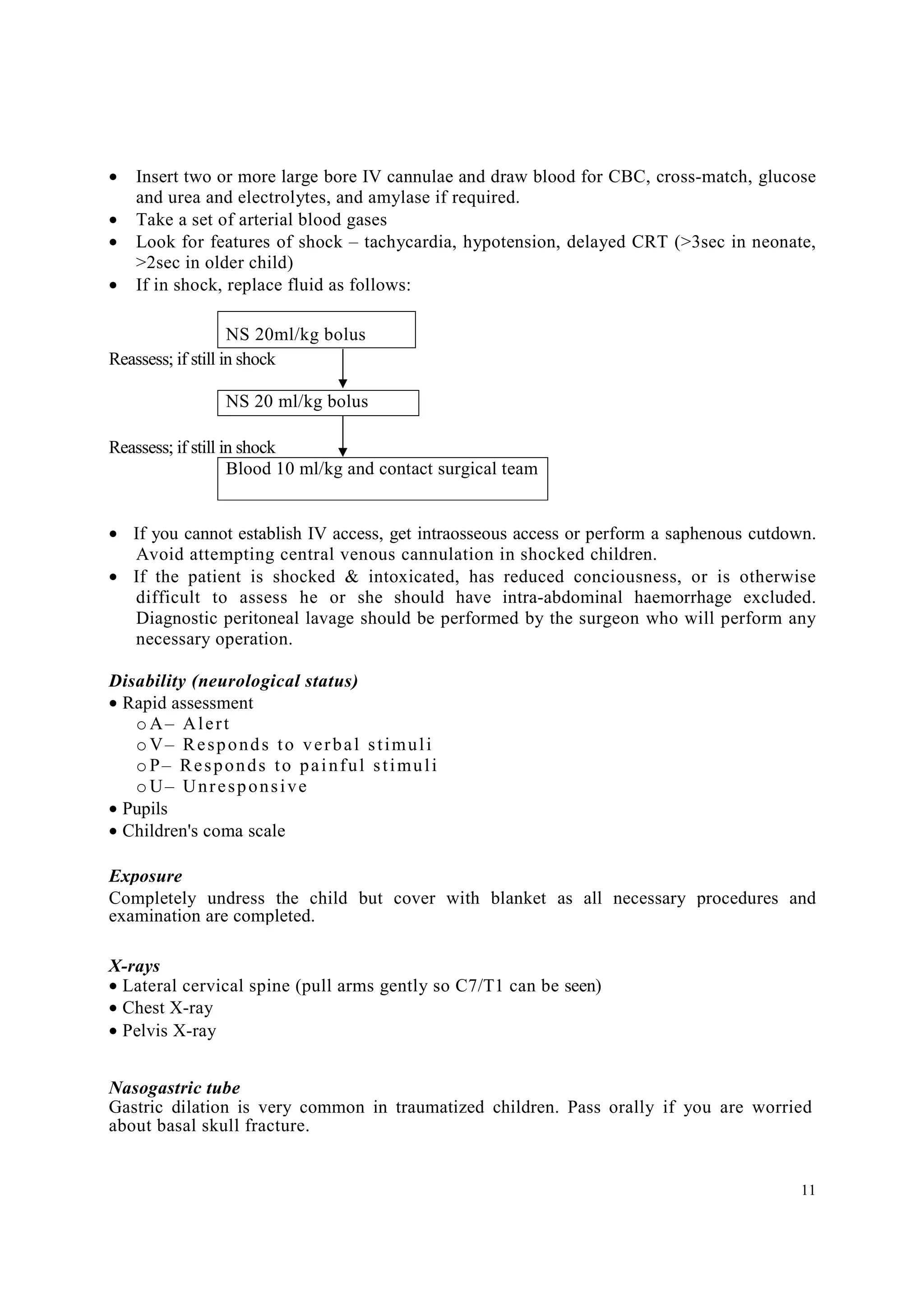 Paediatric protocol 2014 | PDF