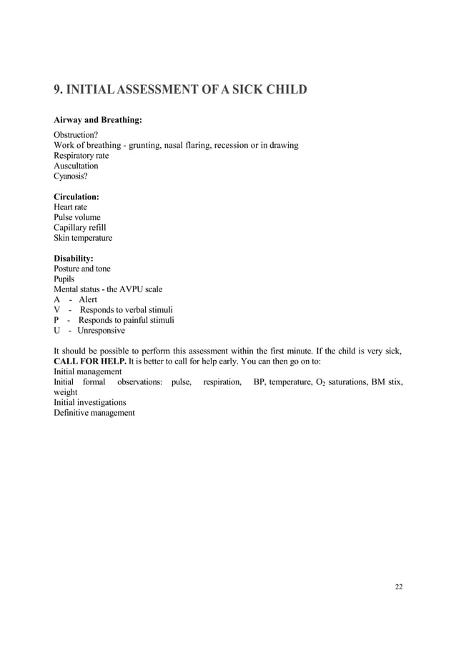 Paediatric protocol 2014 | PDF