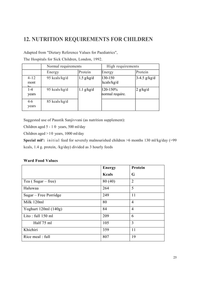 Paediatric protocol 2014 | PDF