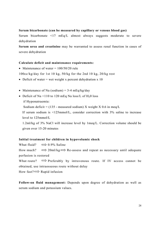 Paediatric protocol 2014 | PDF
