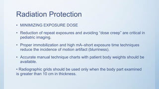 Paediatric radiography | PPTX