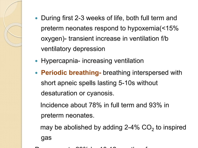Paediatric respiratory physiology | PPTX