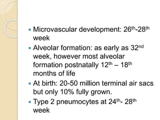 Paediatric respiratory physiology | PPTX