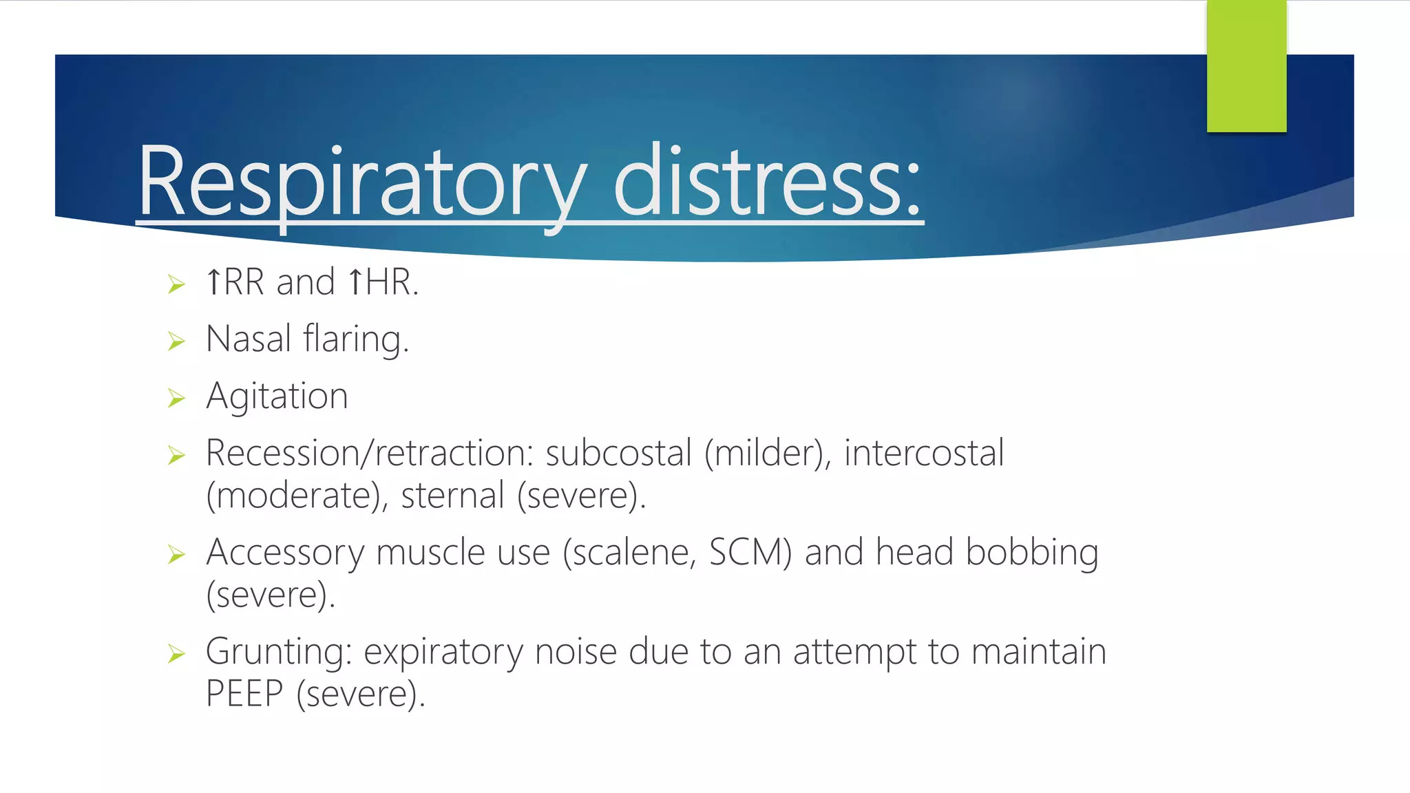 Paediatric respiratory problems | PPTX
