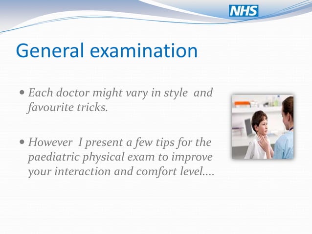 Paediatrics - General clinical examination tips | PPTX | Parenting ...