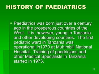 Paediatrics | PPT