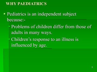 Paediatrics | PPT