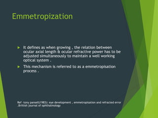 Glass prescription in children | PPTX