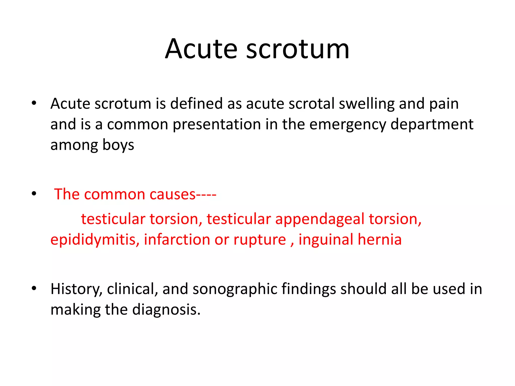 Paediatric scrotum | PPT