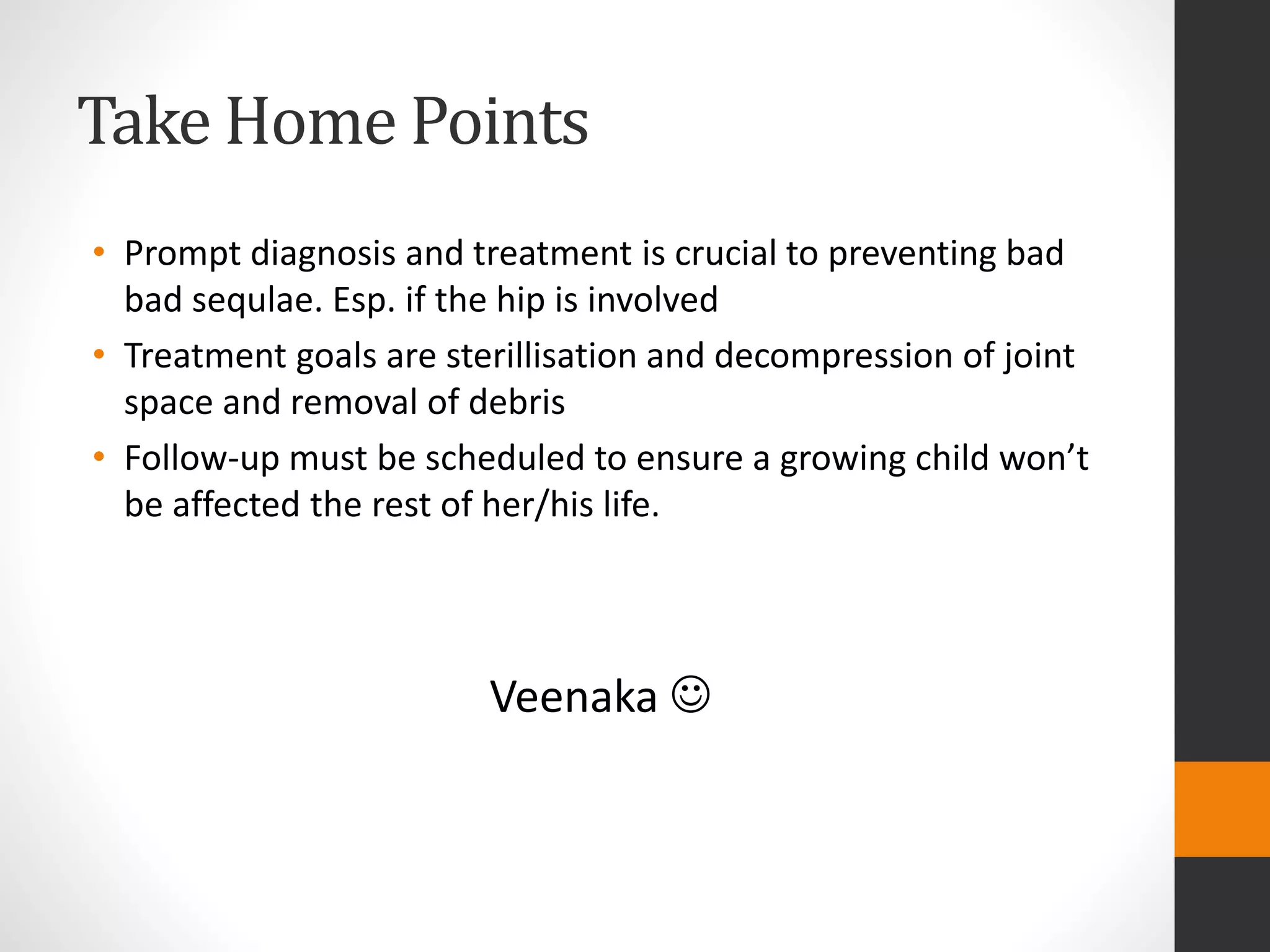 Paediatric Septic Arthritis | PPTX