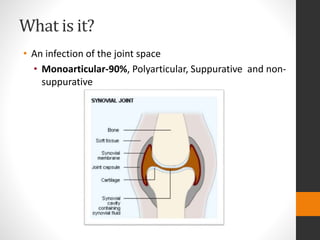 Paediatric Septic Arthritis | PPTX