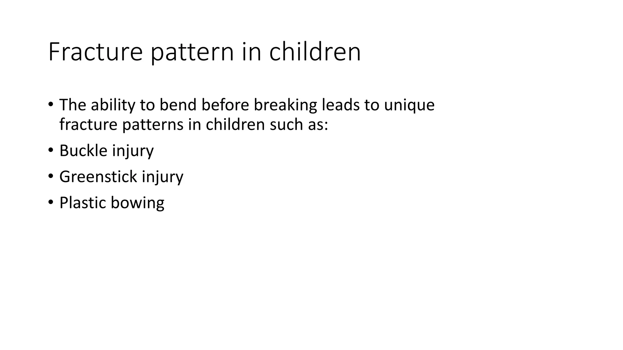 Paediatrics fracture | PPTX