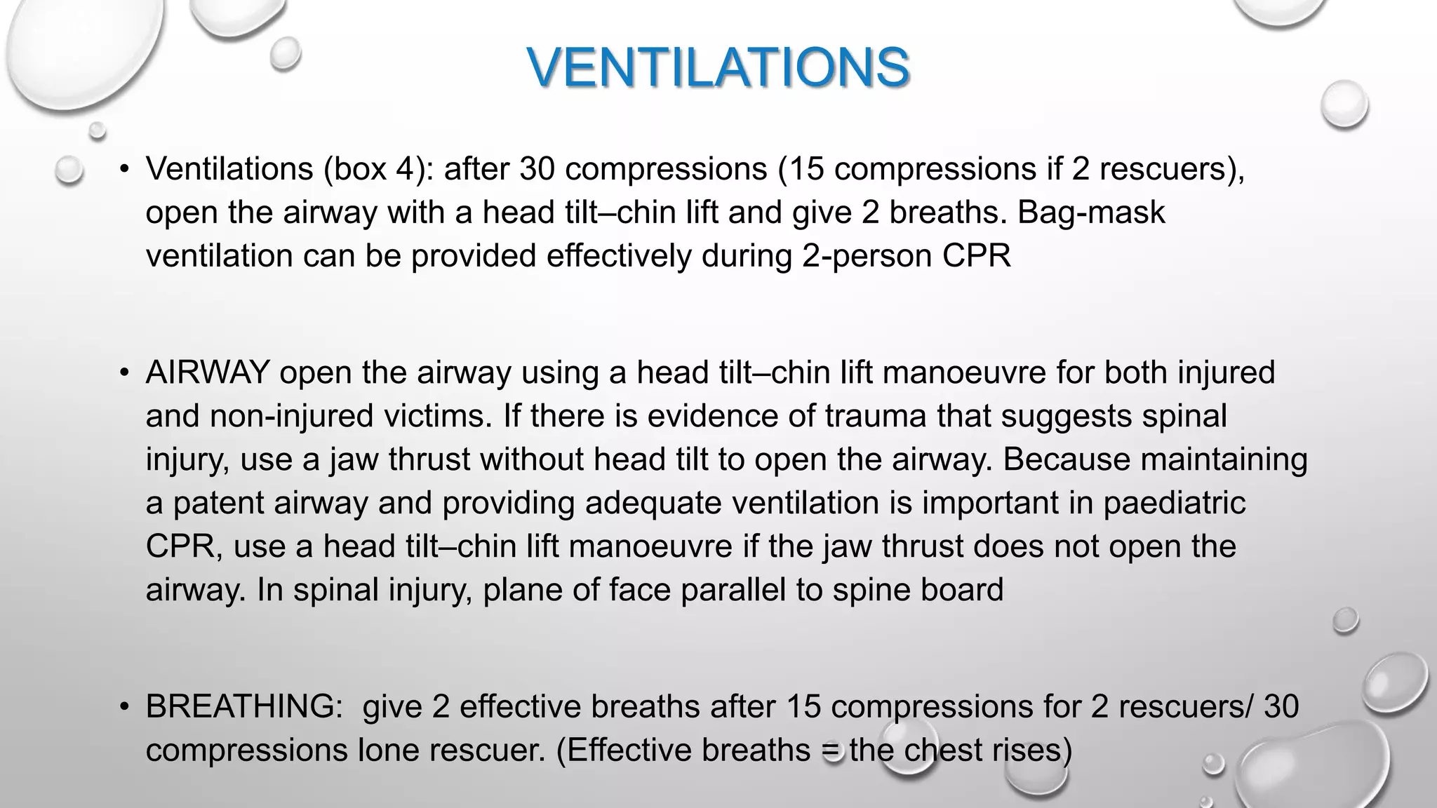 Paediatrics Resuscitation 2015 | PPTX