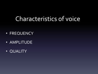 Paediatric voice disorders | PPTX