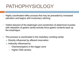 Paediatric vomiting | PPTX