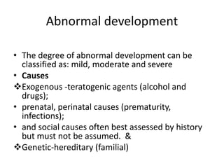 PAED MMU Developmental progression Lecture 2 (1).pptx | Pregnancy ...