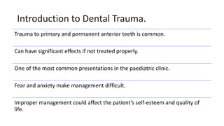 Paedo Lecture - Trauma to Anterior Teeth in Children.pdf