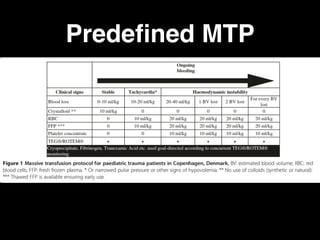Pitfalls in paediatric trauma resuscitation | PPT