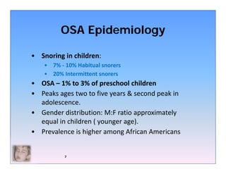 Paedriatric OSA - clinical management in Children | PDF