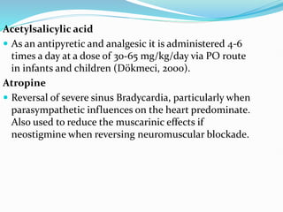 paeds drug drug calculation and formulas | PPTX