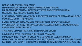 Paeds leukemias presentation | PPT