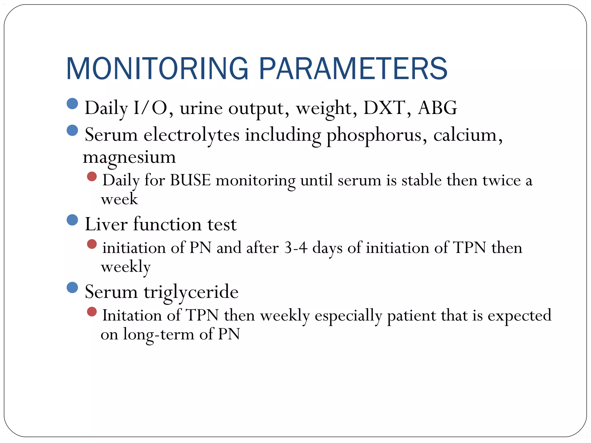 Pediatric Parenteral Nutrition | PPT