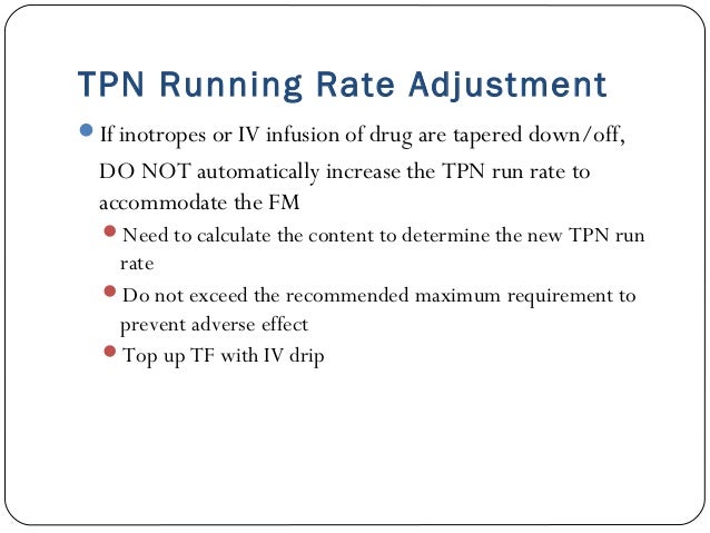 Pediatric Parenteral Nutrition