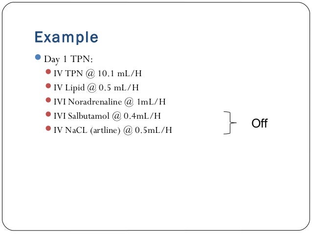 Pediatric Parenteral Nutrition
