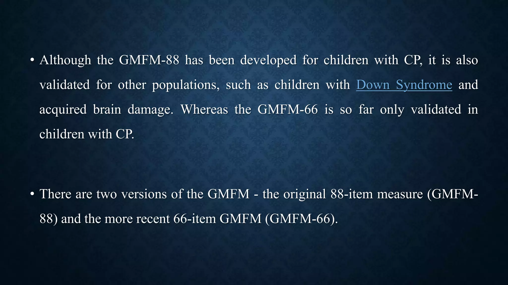 GMFM and GMFCS .pptx