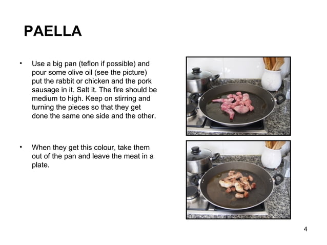 Paella | PPT | Cooking | Food & Drink
