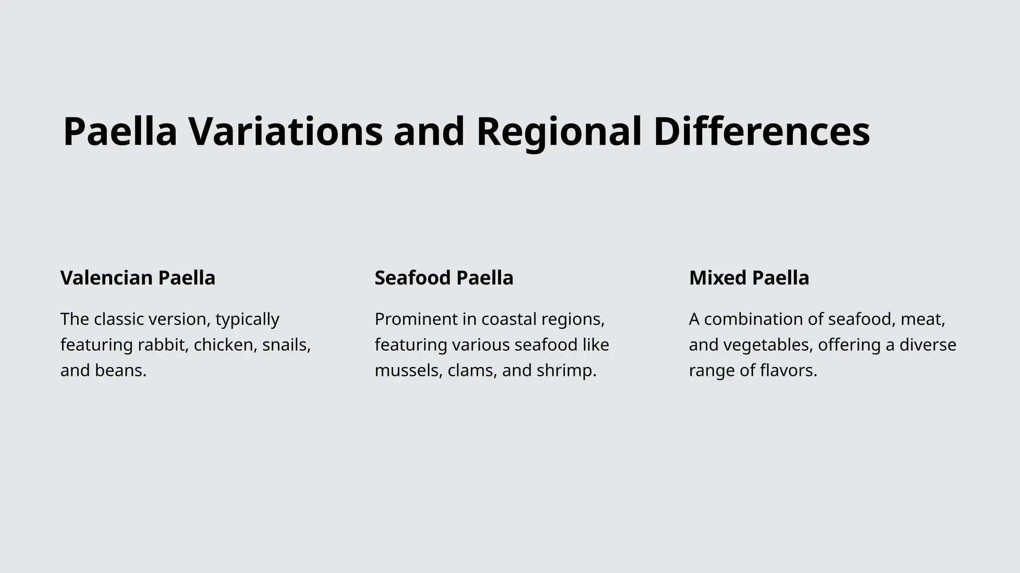 Paella: A Spanish Culinary Tradition | PPTX