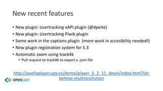 Paella player and Opencast | PPTX